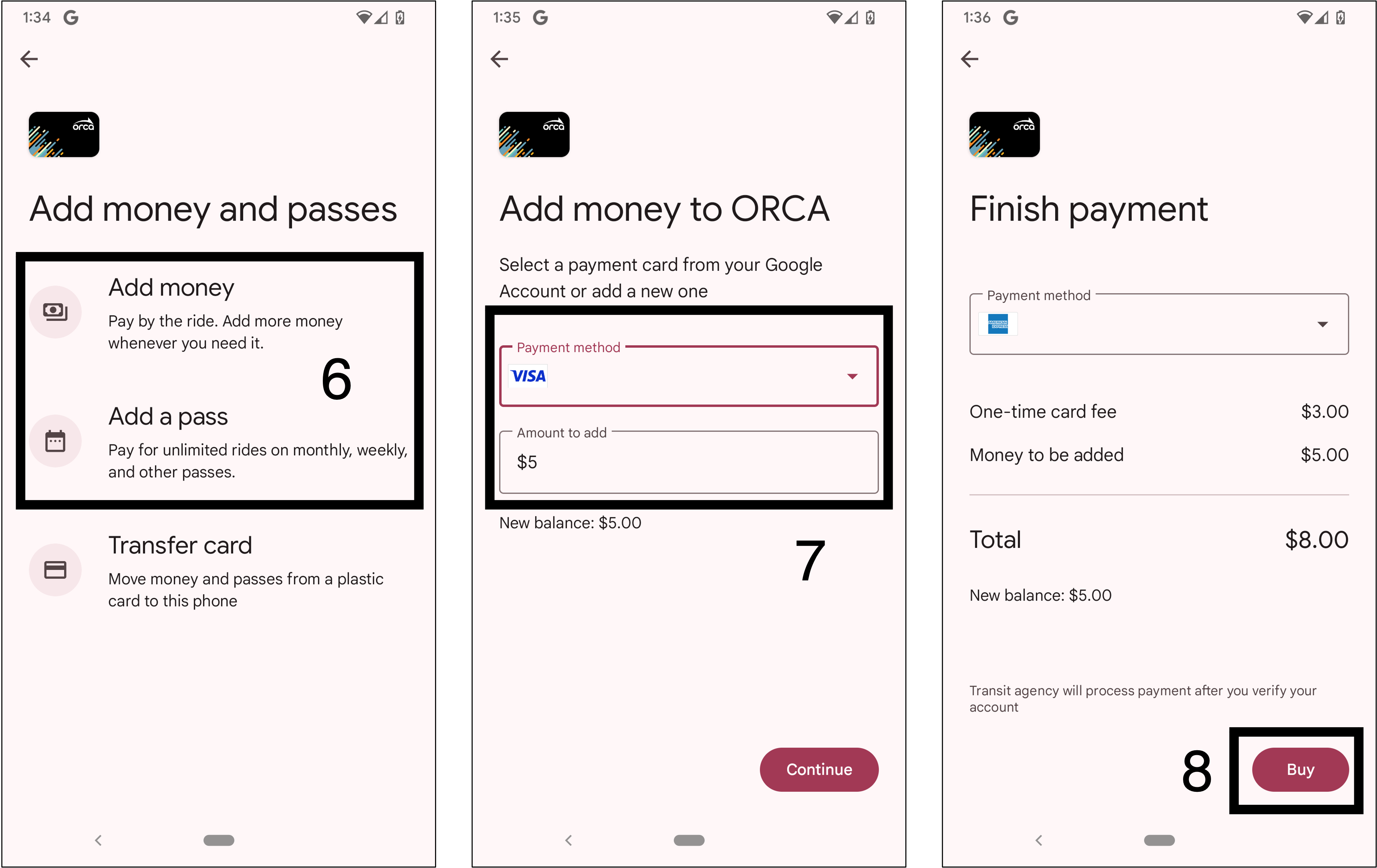 How to get a new digital ORCA card in your Google Wallet – The ORCA Card